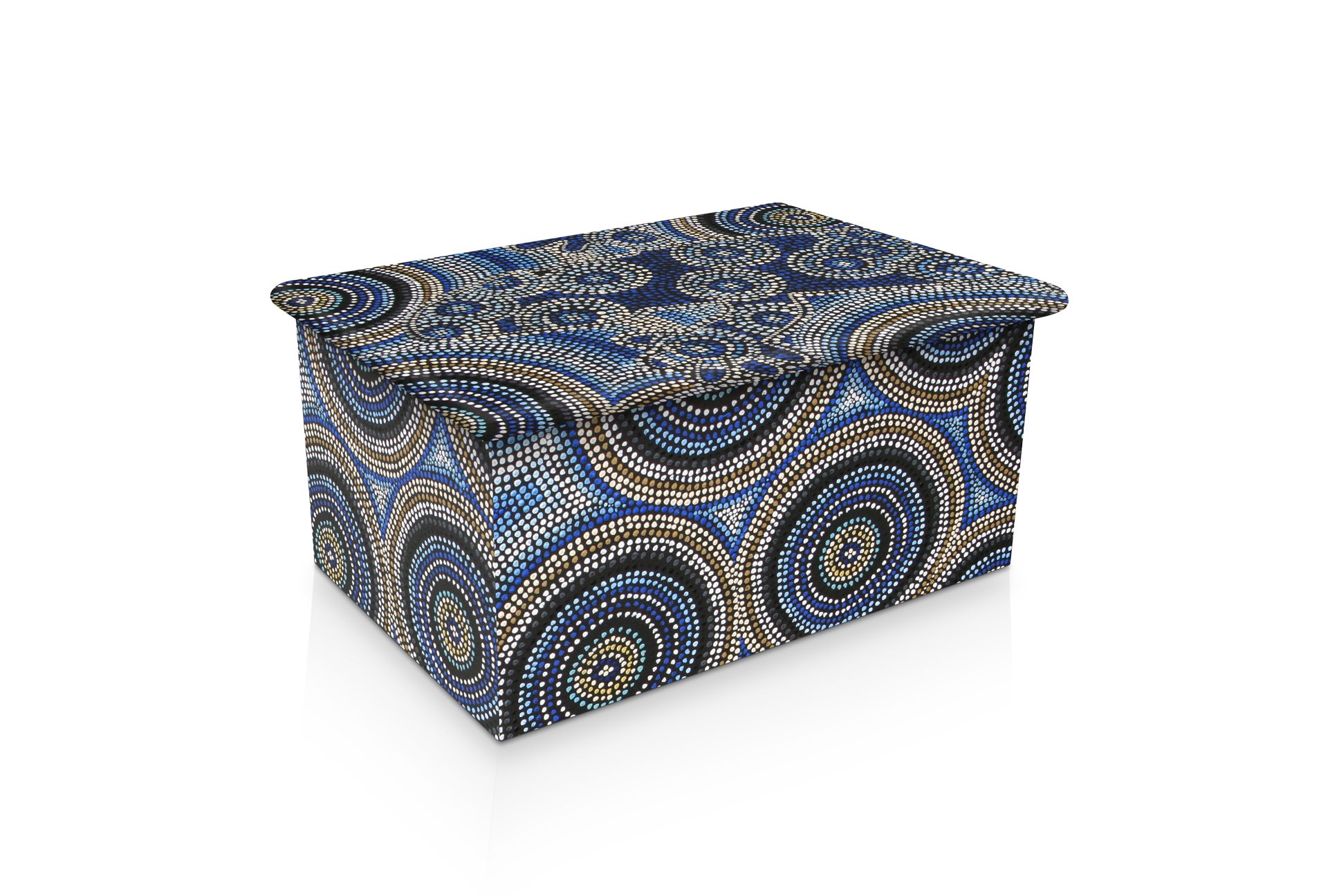 Aboriginal Dot Painting Urn Expression Coffins Aboriginal Dot Painting Urn Expression Coffins